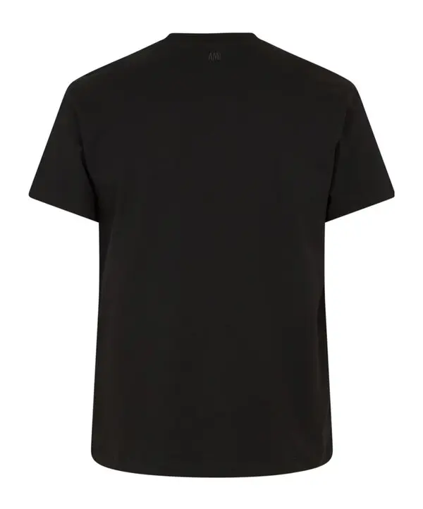 AMI Paris Logo Short-sleeved T-shirt - Black
