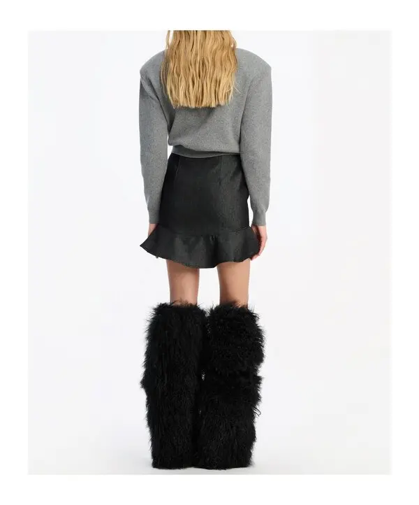 ROTATE BY BIRGER CHRISTENSEN Long Sleeve Knit Cardigan