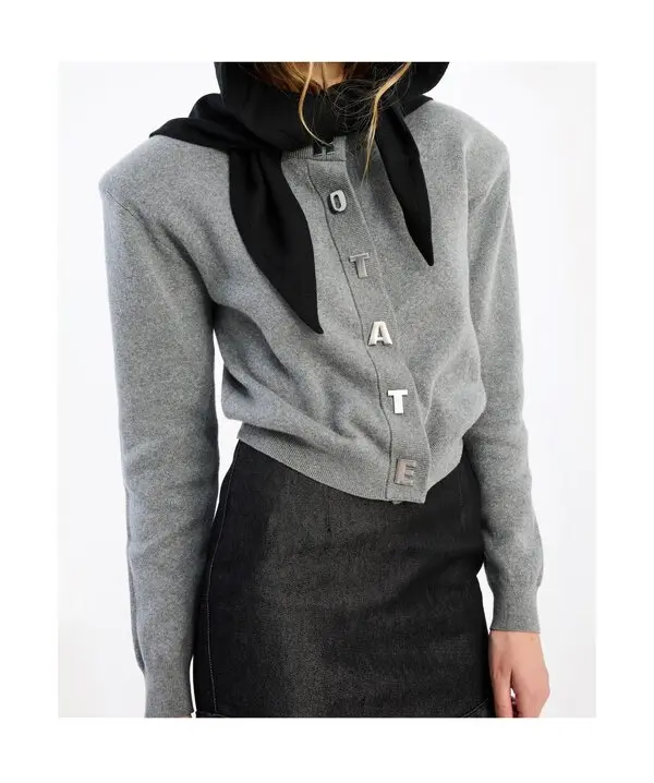 ROTATE BY BIRGER CHRISTENSEN Long Sleeve Knit Cardigan