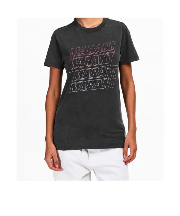 Isabel Marant Étoile Logo Printed T-shirt