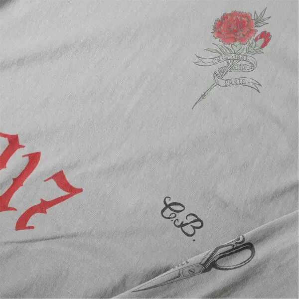 Balenciaga Printed Long-sleeved T-shirt