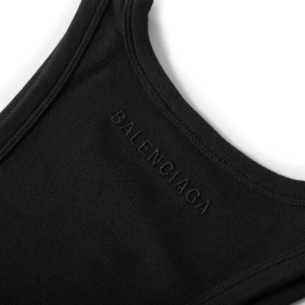 Balenciaga Ribbed Slim Fit Tank Vest