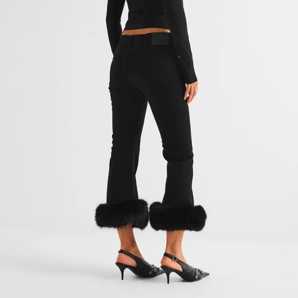 Balenciaga Solid Color Casual Pants