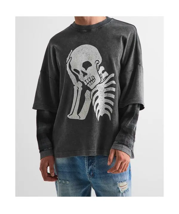 Palm Angels Printed Long-sleeved T-shirt