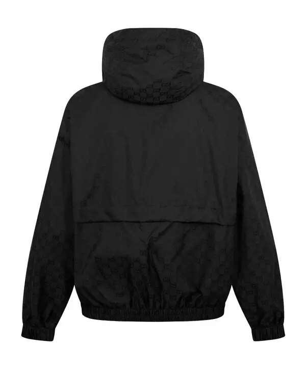 Gucci Monogram Hooded Zip-up Jacket