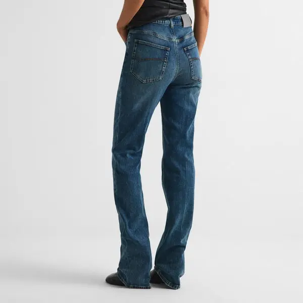 Balenciaga High-waist Slim Jeans With Vintage Wash