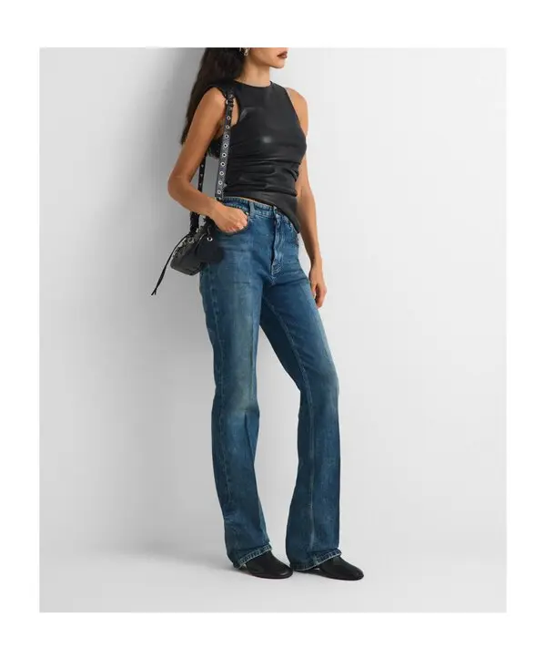 Balenciaga High-waist Slim Jeans With Vintage Wash