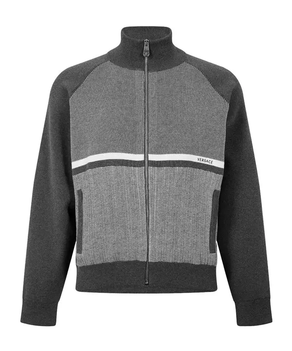 Versace Zip-up Sweater