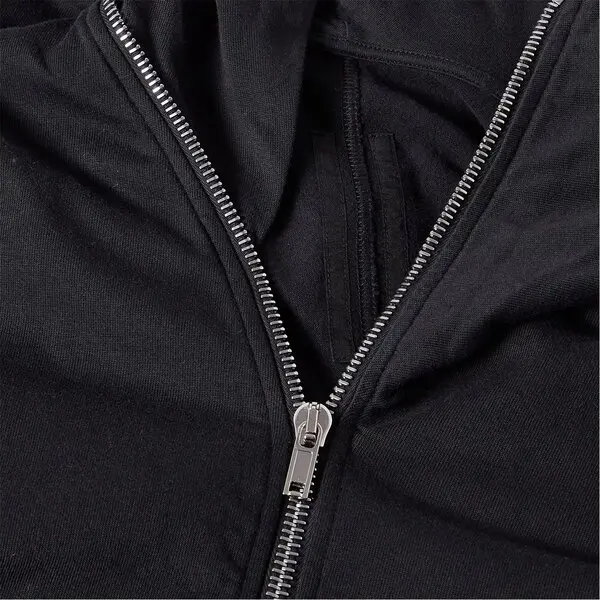 Rick Owens Zippered Hoodie - Black