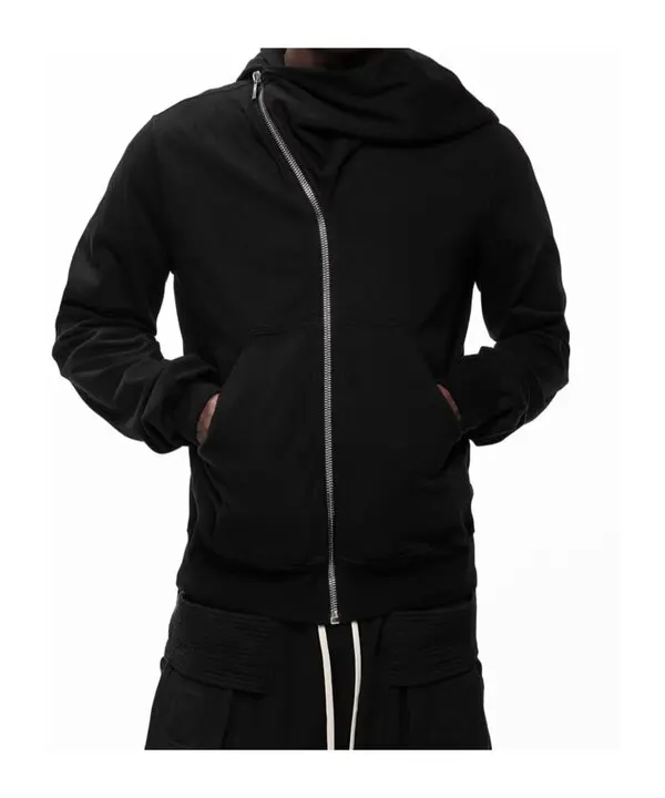 Rick Owens Zippered Hoodie - Black