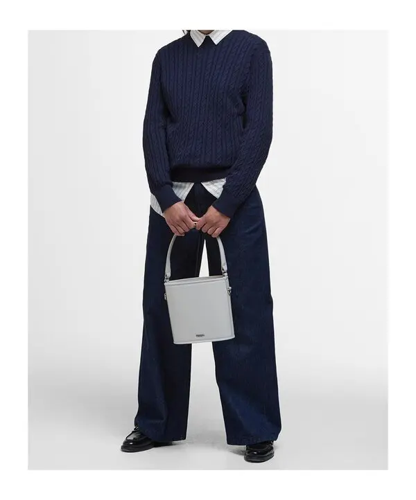Barbour Long-sleeved Cable Knit Sweater