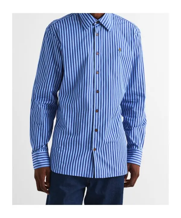 VIVIENNE WESTWOOD Logo Striped Shirt
