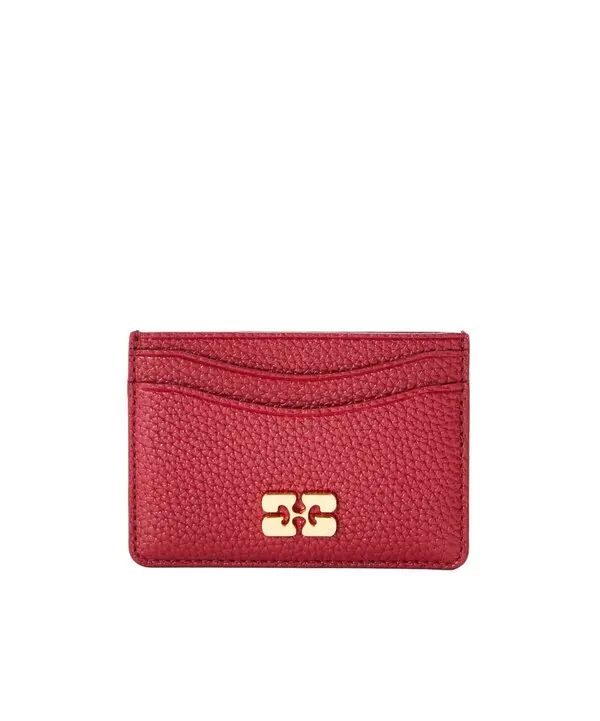 GANNI Logo Detail Card Holder