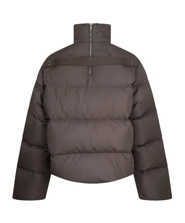 Rick Owens Down Jacket With Stand Collar