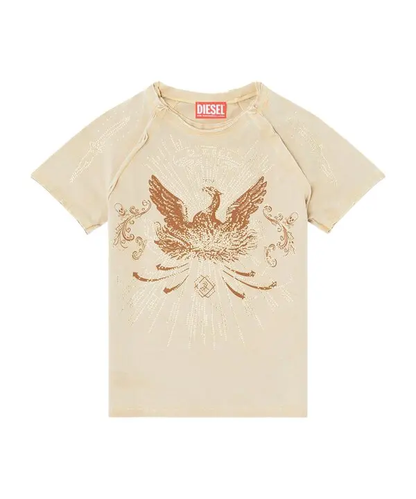 DIESEL® Logo T-shirt - Nude