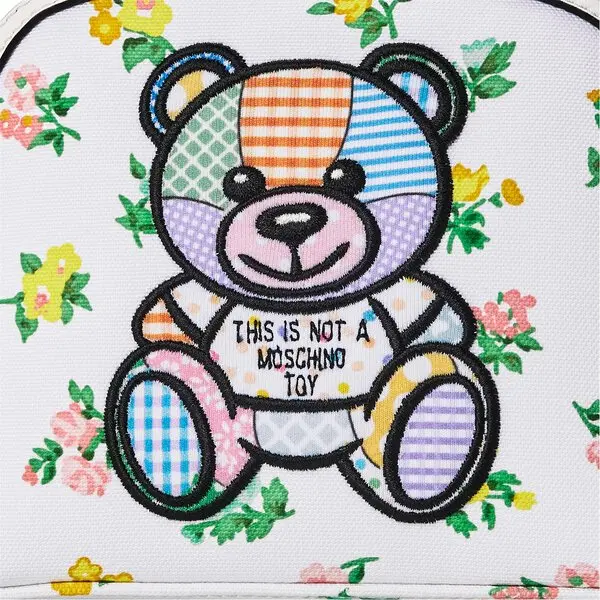 Moschino Logo Zipper Shoulder Bag