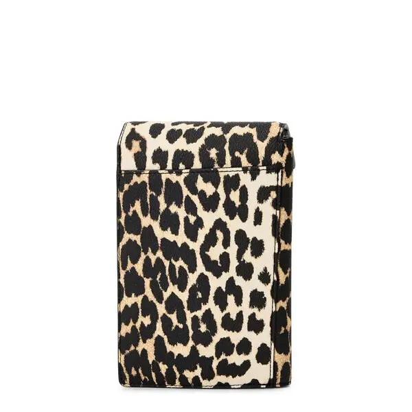 GANNI Travel Wallet Printed Zip Around Purse