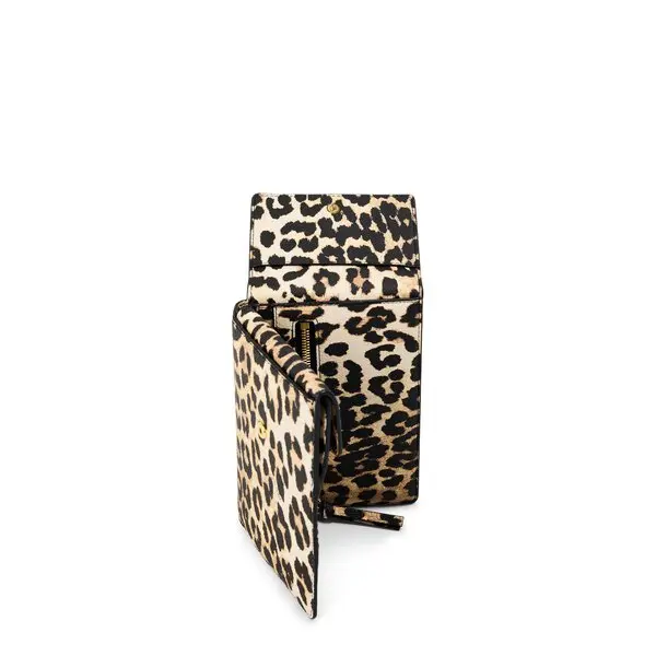 GANNI Travel Wallet Printed Zip Around Purse