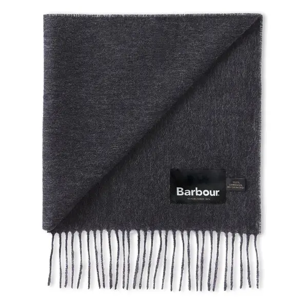 Barbour Logo Detail Wool Scarf