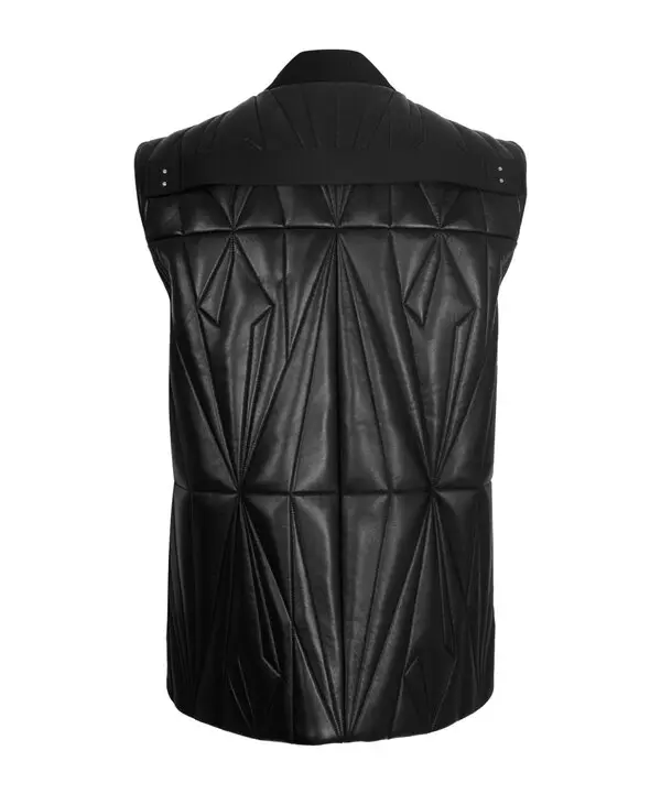 Rick Owens Geometric Pattern Gilet