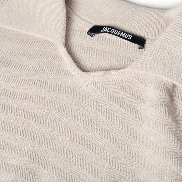 Jacquemus Short-sleeved Knit Polo Shirt