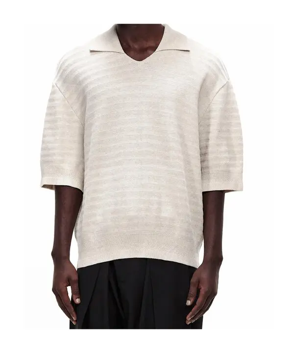 Jacquemus Short-sleeved Knit Polo Shirt