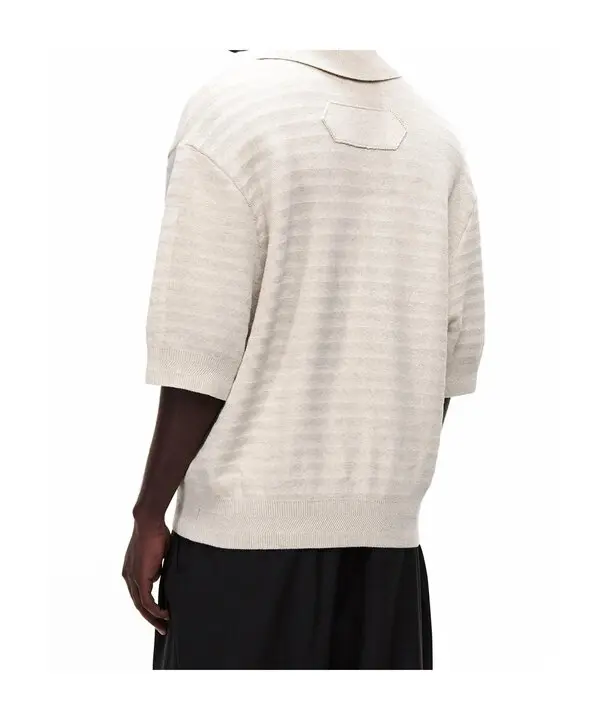 Jacquemus Short-sleeved Knit Polo Shirt