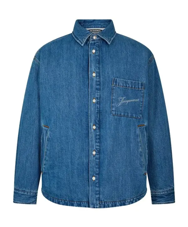 Jacquemus Long-sleeved Denim Shirt