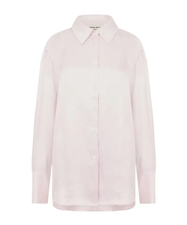 ANINE BING Long Sleeve Shirt - Pink