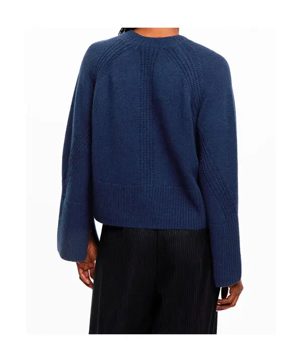 JOSEPH Crew Neck Long Sleeve Sweater