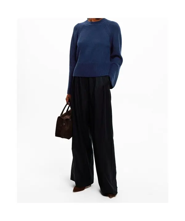 JOSEPH Crew Neck Long Sleeve Sweater