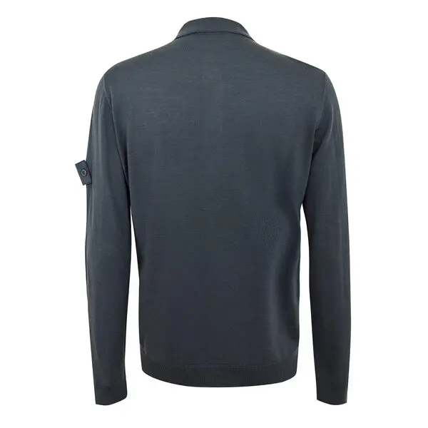 Stone Island Ghost Long Sleeve Polo Shirt