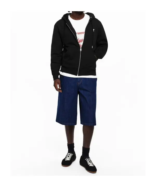 AMI Paris Hooded Zip-up Sweatshirt