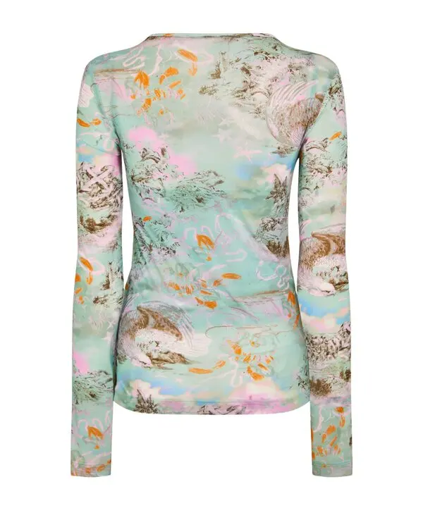 Off-White Double-layer Fabric Top