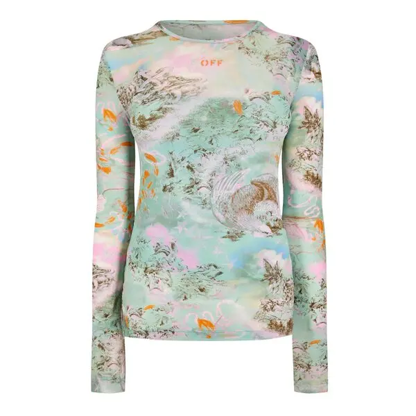 Off-White Double-layer Fabric Top