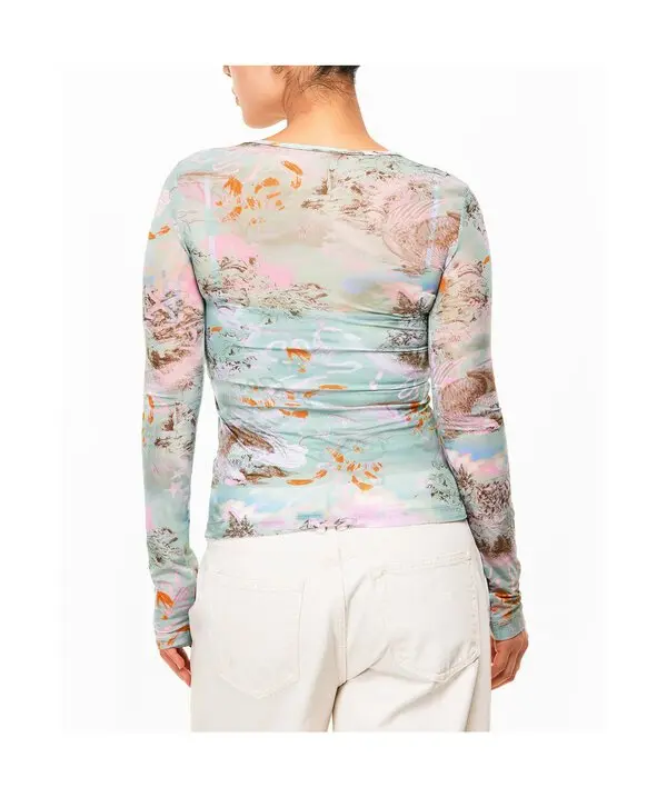 Off-White Double-layer Fabric Top