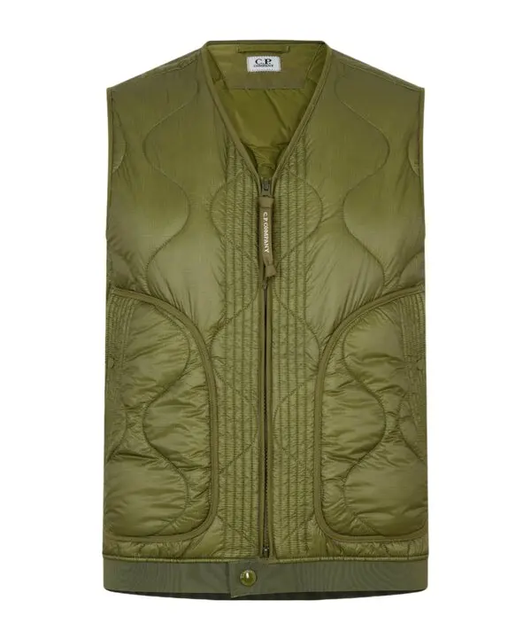 C.P. COMPANY Quilted Argyle Sleeveless Vest