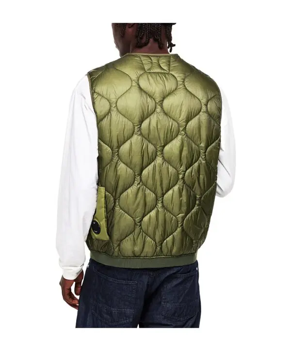 C.P. COMPANY Quilted Argyle Sleeveless Vest