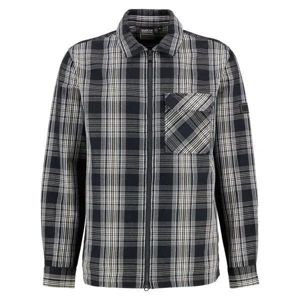 Barbour Seafield Plaid Zip-up Shirt Jacket