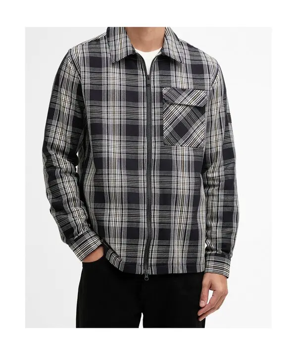 Barbour Seafield Plaid Zip-up Shirt Jacket