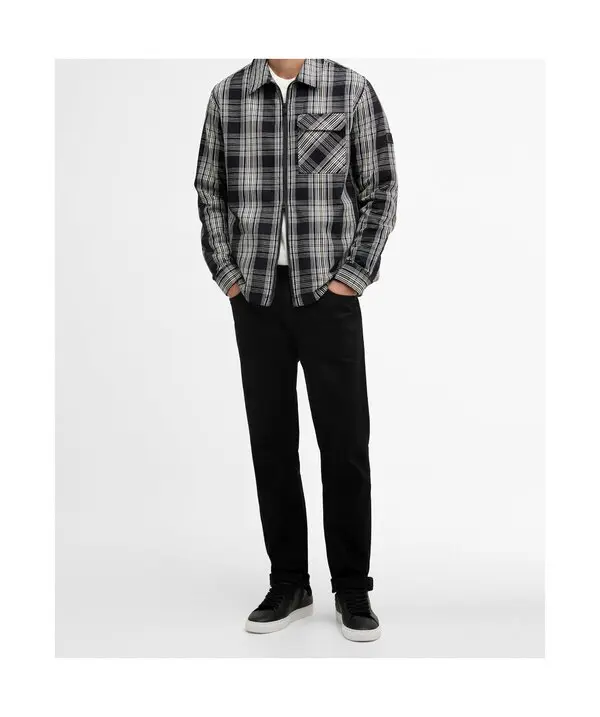 Barbour Seafield Plaid Zip-up Shirt Jacket