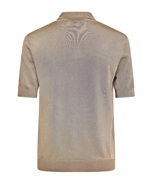 Hugo Boss Short-sleeved Zip-up Polo Shirt