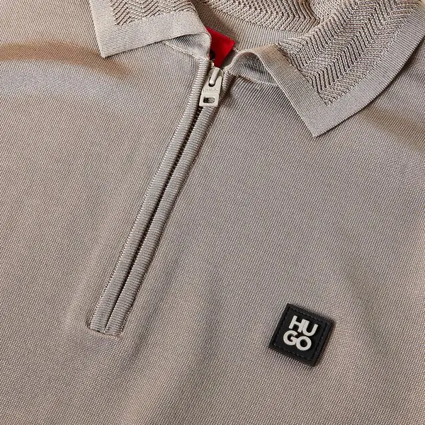 Hugo Boss Short-sleeved Zip-up Polo Shirt