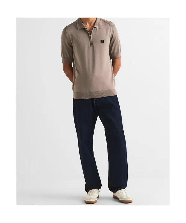 Hugo Boss Short-sleeved Zip-up Polo Shirt