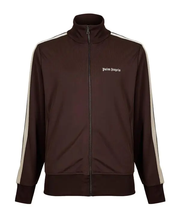 Palm Angels Slim-fit Sports Jacket With Logo Branding