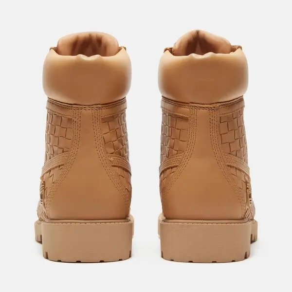Timberland 6-inch Woven Leather Lace-up Boots