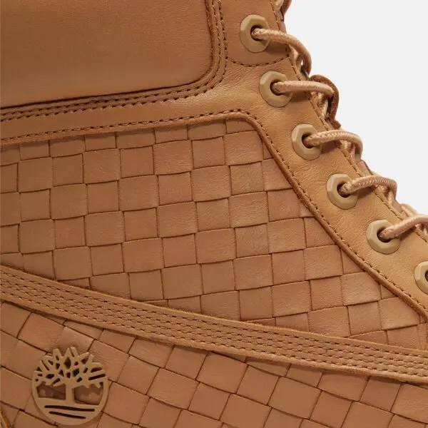 Timberland 6-inch Woven Leather Lace-up Boots