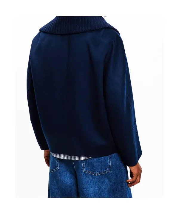 JOSEPH Zippered Long-sleeved Knit Cardigan