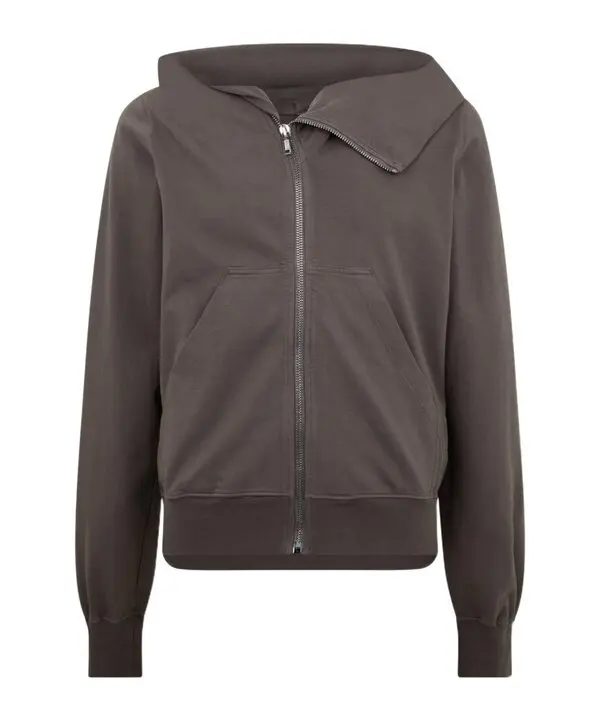 Rick Owens Zippered Hoodie - Black