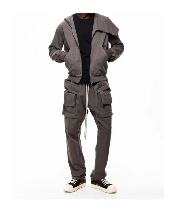 Rick Owens Zippered Hoodie - Black